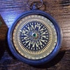 Antique Reproduction Compass, Antique Compass, Vintage Compass, Pocket ...