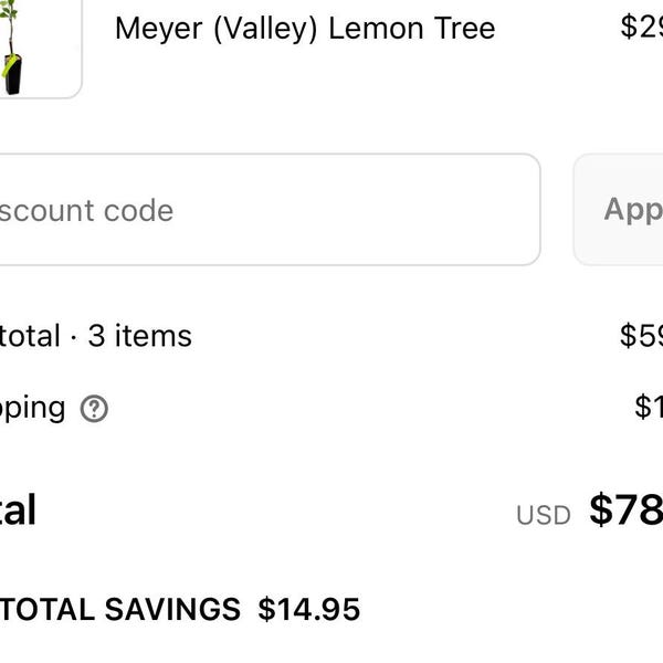 MEYER LEMON TREE (valley Lemon) - Texas Grown - Certified Nursery ...