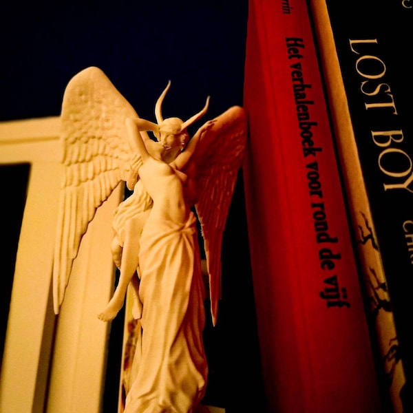 Angel and Devil Kiss Bookend / 3D Printed - Etsy