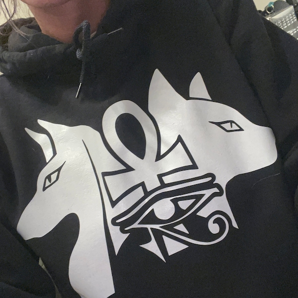 Egyptian Key of Life * Cross Ankh Rebirth Third Eye Animal Cat * Cut ...