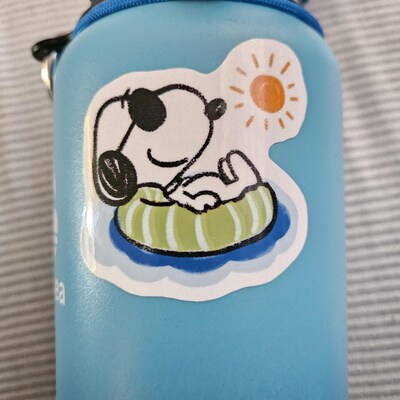 Snoopy Thank You Stickers Circle Sticker Small Business Owner Packing ...