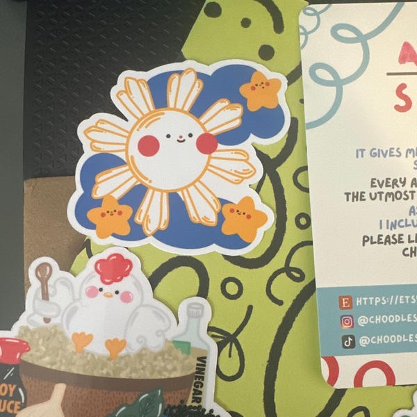 Chon-chon the Lechon | Filipino Sticker | Glossy Sticker | Water ...