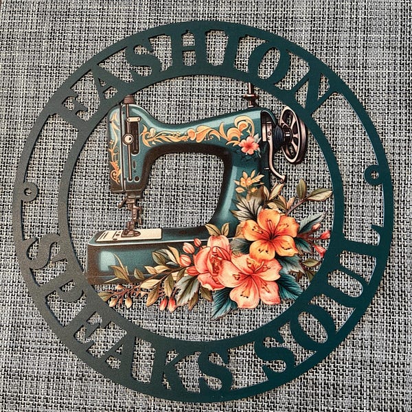 Custom Quilting Sign, Sewing Room Sign, Sewing Machine With Flower Sign ...