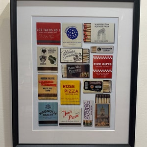 CUSTOM MATCHBOOK ART Personalized Digital Matchbox Gift Large Matches ...