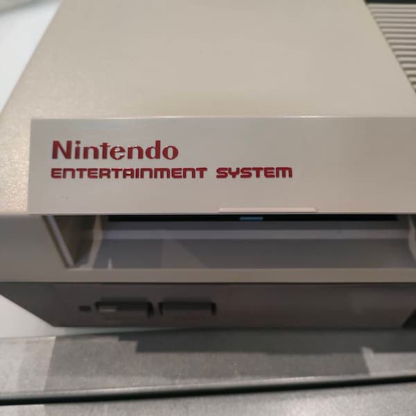 Nintendo NES Label / Aufkleber / Sticker / Badge / Logo 74 X 11mm268b ...