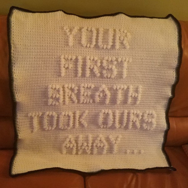 Baby Crochet Pattern Your First Breath Took Ours Away, Also Available ...