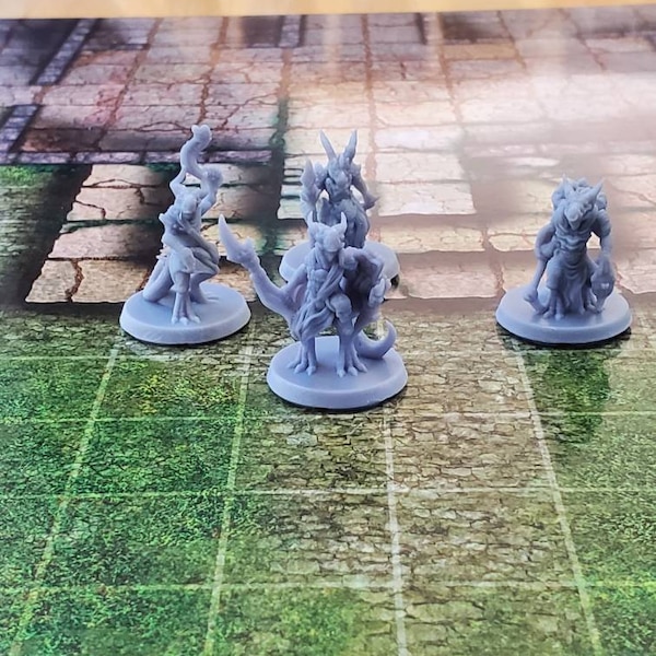 Dnd Essential Monster Mini Pack 2 - 22 Miniatures! - EC3D, Pathfinder ...