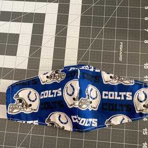 Indianapolis Colts Fabric 100% Cotton Officially Licensed - Etsy