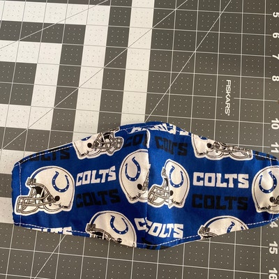 Indianapolis Colts Fabric 100% Cotton - Etsy