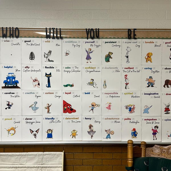 Digital Character Affirmations - 40 Book Characters - Children’s ...