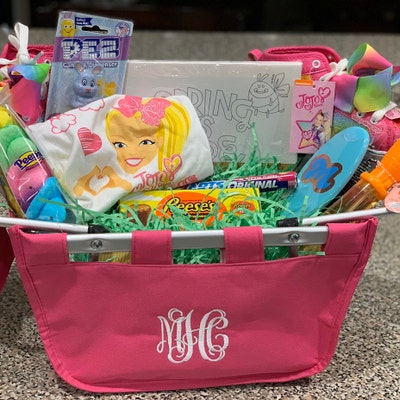 Monogram Market Basket, Monogram Large Basket, Personalized Basket ...