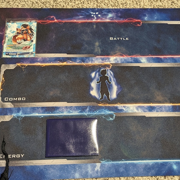 2-player One Piece Card Game Playmat With Custom Field Zones ...