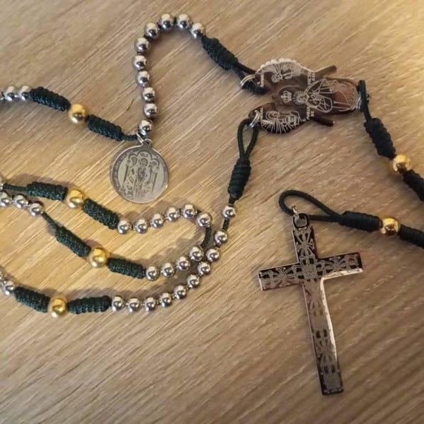 Goan Crucifix Etched in Stainless Steel W/ Chain I Pendant I Unique ...