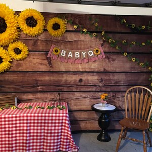 Giant Paper Sunflower Backdrop for Parties Weddings | Etsy