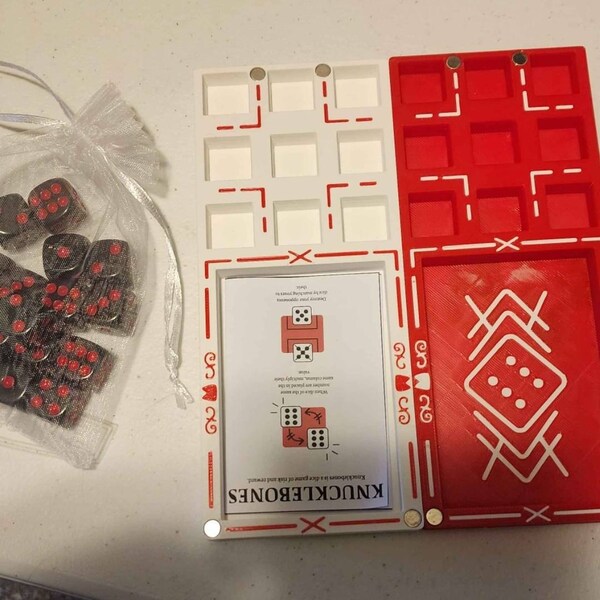 Set Board Game Knucklebones - Cult of the Lamb - Etsy