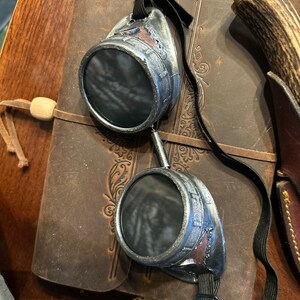 Distressed Battle Worn Dystopian Goggles, Steampunk, Goggles ...