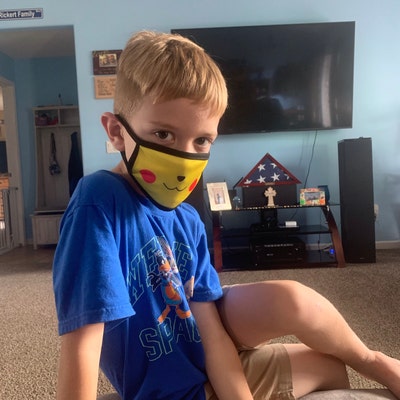 Rubik's Cube Face Mask, Rubik's Mask, Kids, Reversible, Reusable ...