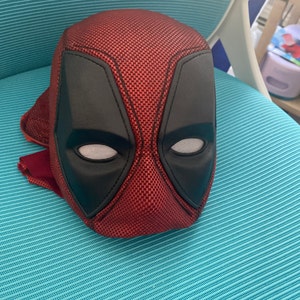 Deadpool Halfshell Costume Cosplay Mask With Screen Printed Fabric and ...