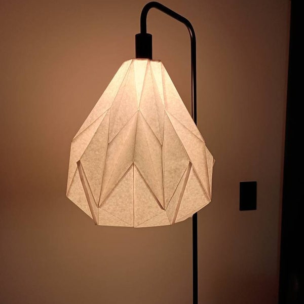 Origami Lamp Shade, DIY Paper Lampshade, Dreamy Home Decor, Printable ...