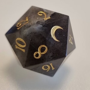 Full Set Smoky Quartz Polyhedral Dice Set Gemstone Set - Etsy