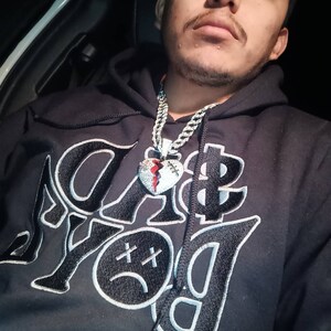Full Iced Bling-ed Out Jumbo XL Size Gold Plated Middle Finger Lab ...