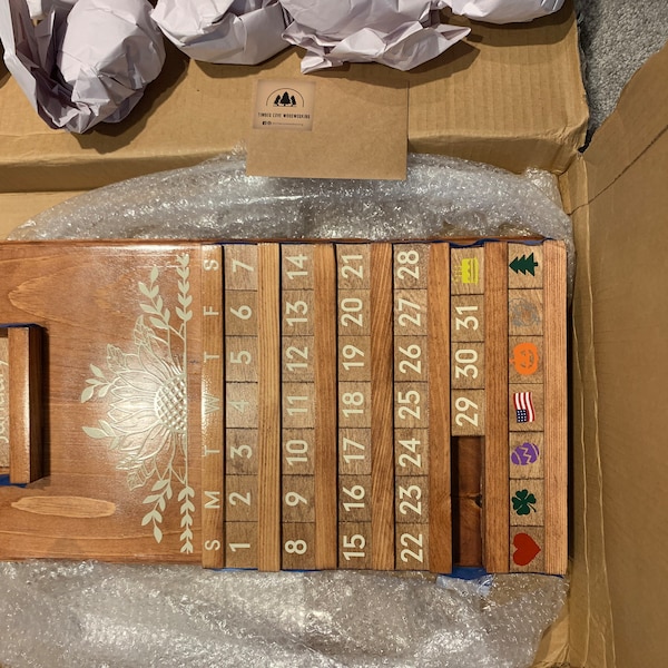 Perpetual Calendar Flower - Wedding Gift Housewarming Holiday Sunflower ...