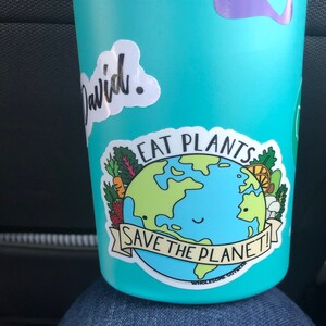 Earth Day Vegan Activism Stickereat Plants - Etsy