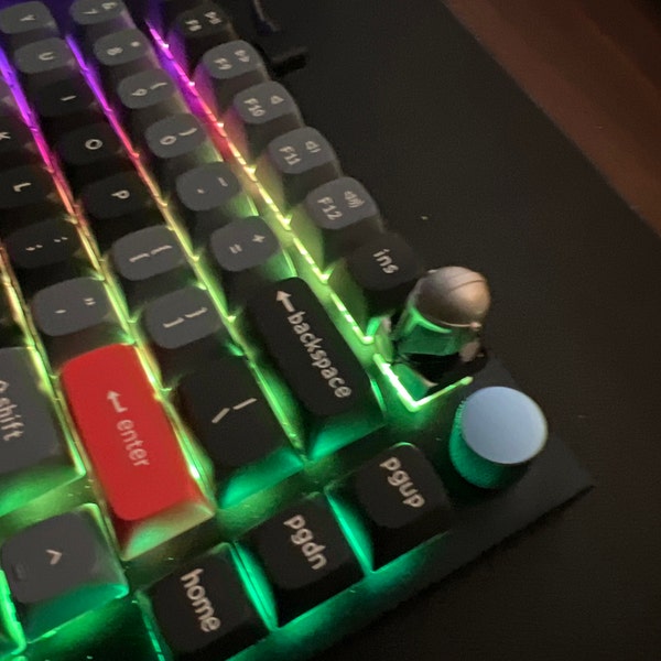The Mandalorian Backlit LED Keycaps Handmade Resin Custom Artisan - Etsy