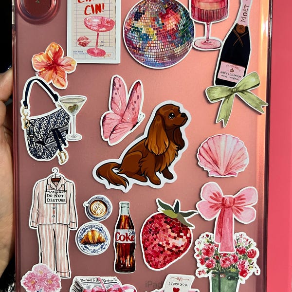 Sticker Sheets, Journal Stickers, Planner Sticker Set, Kindle Aesthetic ...