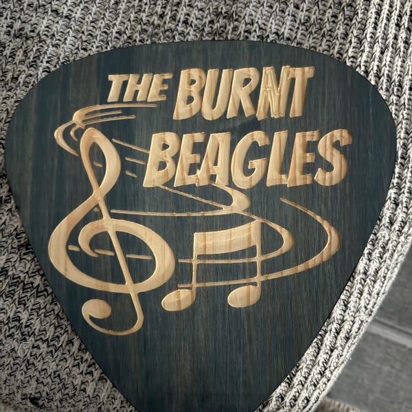 Music Room Decor, Band & Artist Sign, Wall Decor, Guitar Pick Sign ...