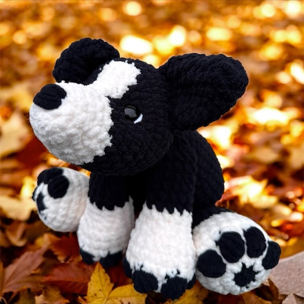Lottie the Border Collie Crochet Pattern - Etsy