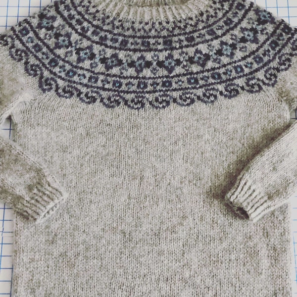 Norwegian Sweater Knitting Pattern: Steinkriger Seamless Design (PDF ...