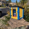 LITTLE FREE LIBRARY® Two Story Modern With Official Charter Sign ...