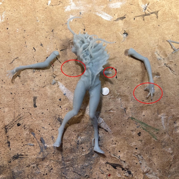 Multi-armed Demon | Premium 3D Printed Tabletop Miniatures 28mm 32mm to ...