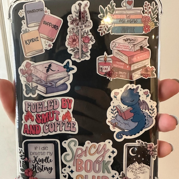 Bookstack Smutty Romance Vinyl Sticker for Book Lovers, iPad Kindle ...