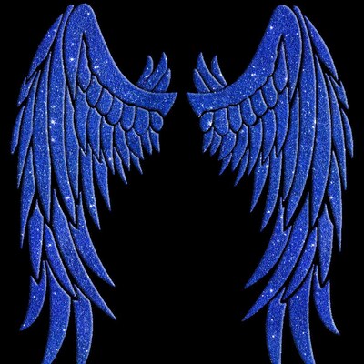 Angel Wings PNG Glitter Angel Wings Clipart Digital Angel Wings Overlay ...