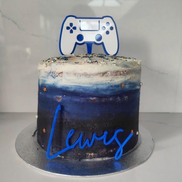 Gaming Cake Topper / Personalised Gamer Birthday Topper / Game ...