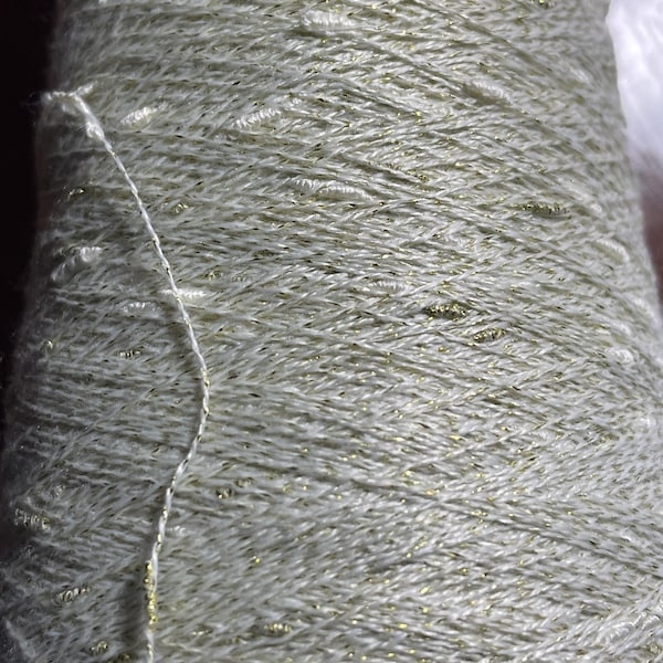 Mint Boucle Kid Mohair & Wool Yarn on Cone, Boucle Italy Yarn, Crochet ...
