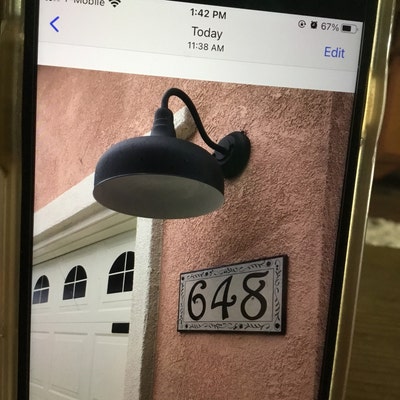 Visible 5 Inch High House Numbers Custom Hand Painted Address Tiles ...