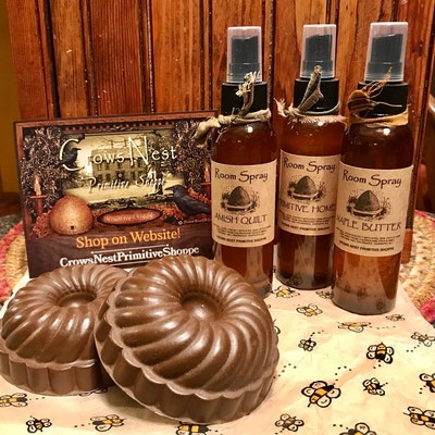 Primitive Scented Room Spray 4oz or 8oz Your Choice of Fragrance Scent ...