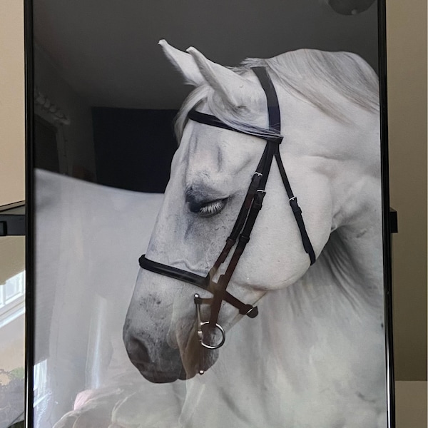 Polished Black Metal Picture Frame Thin Minimalist Scandinavian Modern ...