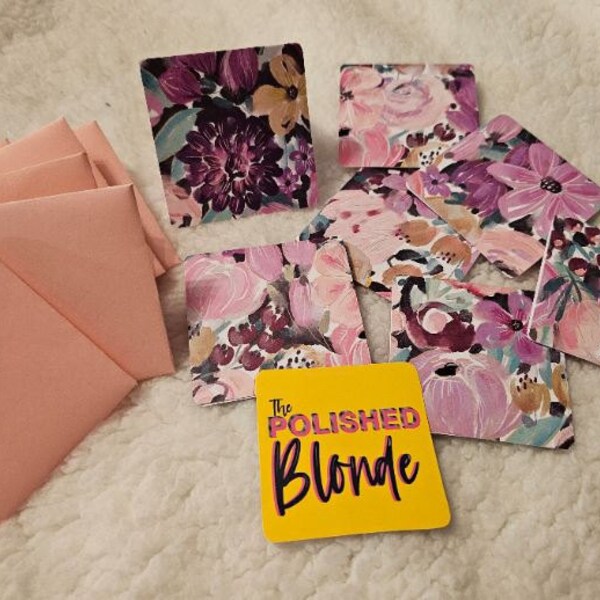 Mini Cards With Envelopes, Tiny Note Cards, Small Envelopes for Gift ...