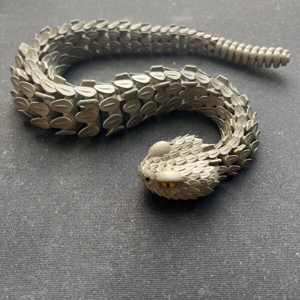 Jumbo Bush Viper | Snake Toy - Etsy