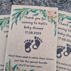 Personalized Teacher Forget Me Not Seed Gift, End of Year Teacher Gift ...