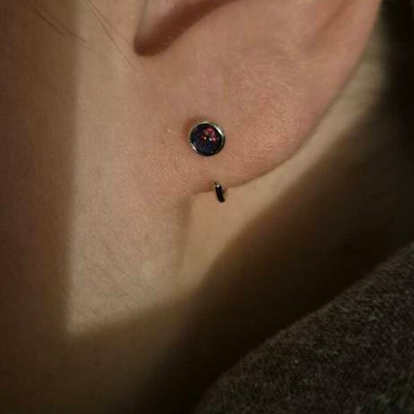 Sterling Silver Rotatable Planet Ring, Fidget Ring, Adjustable Size ...