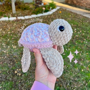 Happy Turtle Pattern Crochet PDF Download Beginner Friendly Amigurumi ...