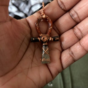 Black Obsidian Ankh/protection - Etsy