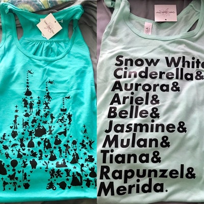 Princess List Tank, Princess Squad Goals Tank, Disney Fan Tank, Disney ...