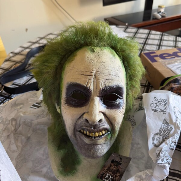 Wolf Thriller Latex Mask + Hands/movie/cosplay/michael/costume/terror ...