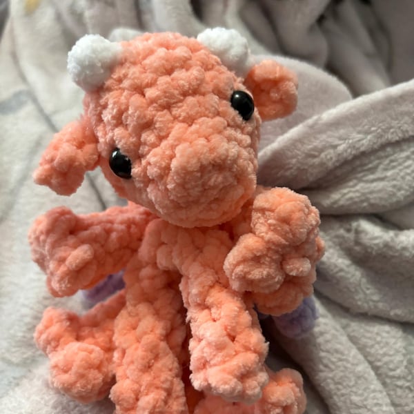 Diddy Dex the Palm Sized Snuggler Dragon Crochet Pattern Amigurumi ...